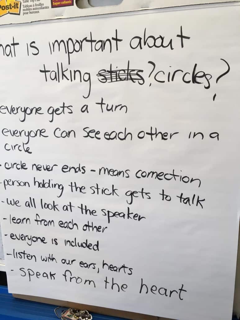 Talking Circle – Indigenous Education