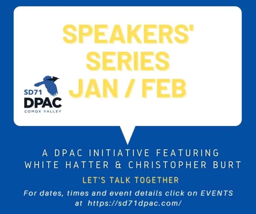DPAC Speaker Series – White Hatter & Christopher Burt - Comox Valley ...