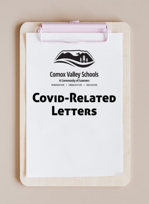 COVID-Related Letters - Comox Valley Schools