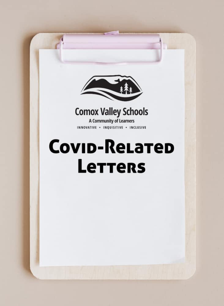 COVID-Related Letters - Comox Valley Schools